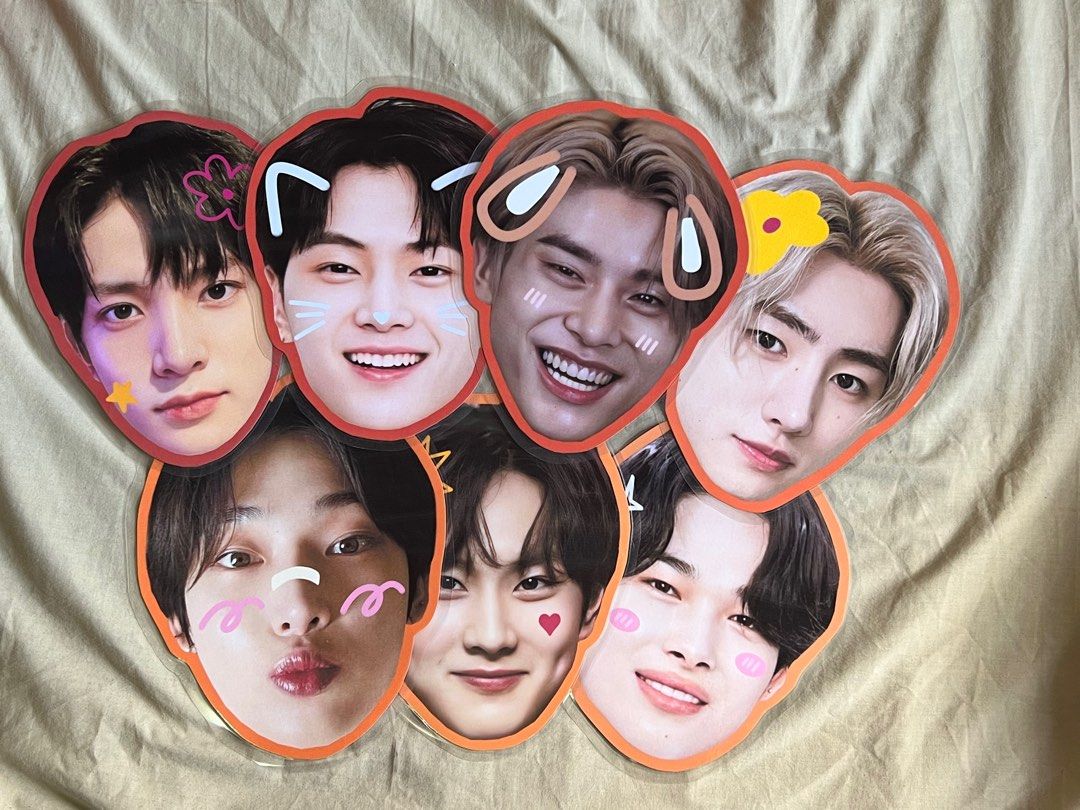 ENHYPEN Bubble Heads and Mini Handfans for Manifesto Mnl on Carousell