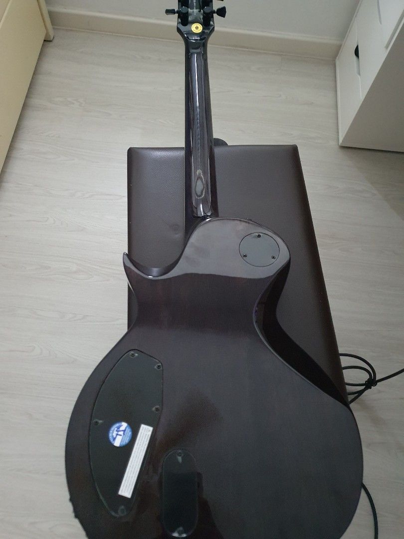ESP LTD EC-1000 Piezo - See Thru Black, Hobbies & Toys, Music & Media ...