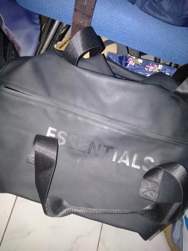 ESSENTIALS FOG DUFFLE BAG, Men's Fashion, Bags, Sling Bags on Carousell