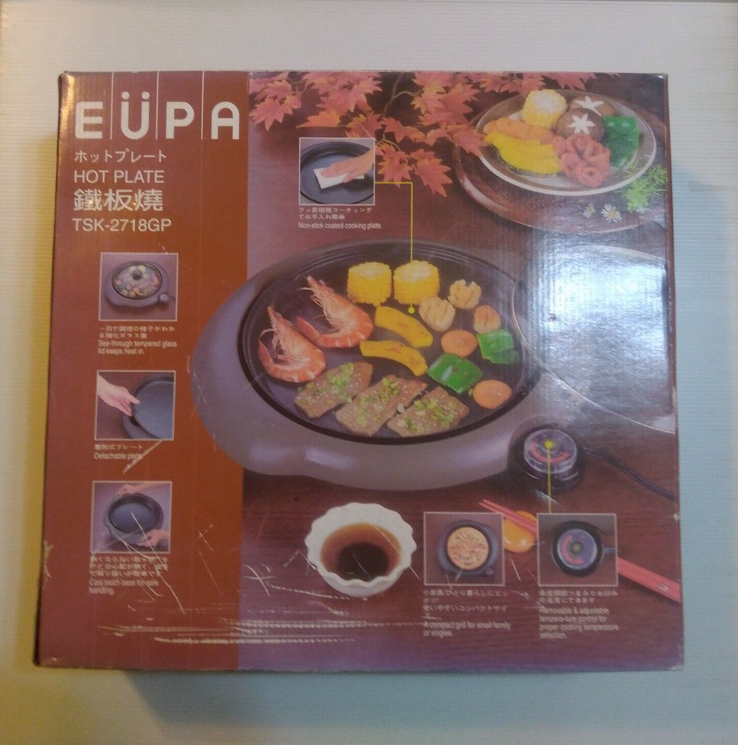 EUPA 優柏 TSK-2718GP 鐵板燒平底鍋, 家具及居家用品, 廚具和餐具, 炊具及配件在旋轉拍賣