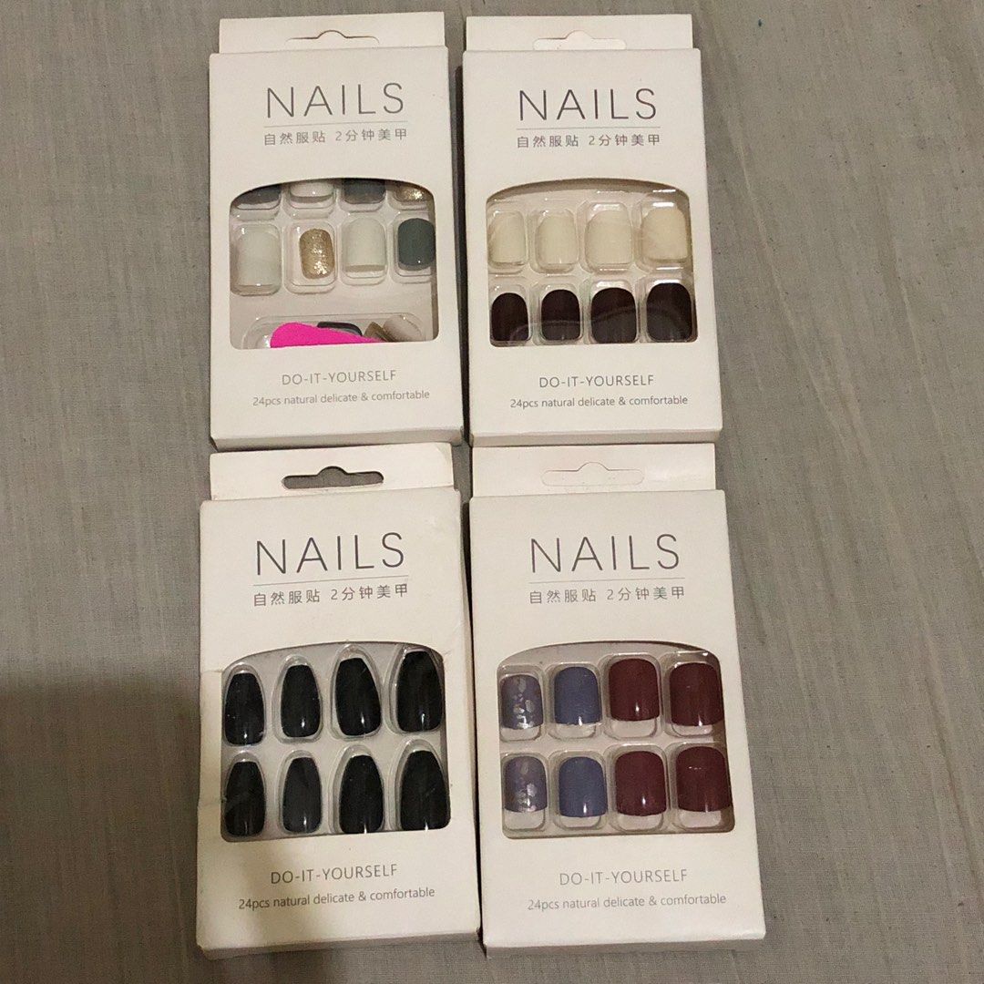 fake nails set, Beauty & Personal Care, Hands & Nails on Carousell