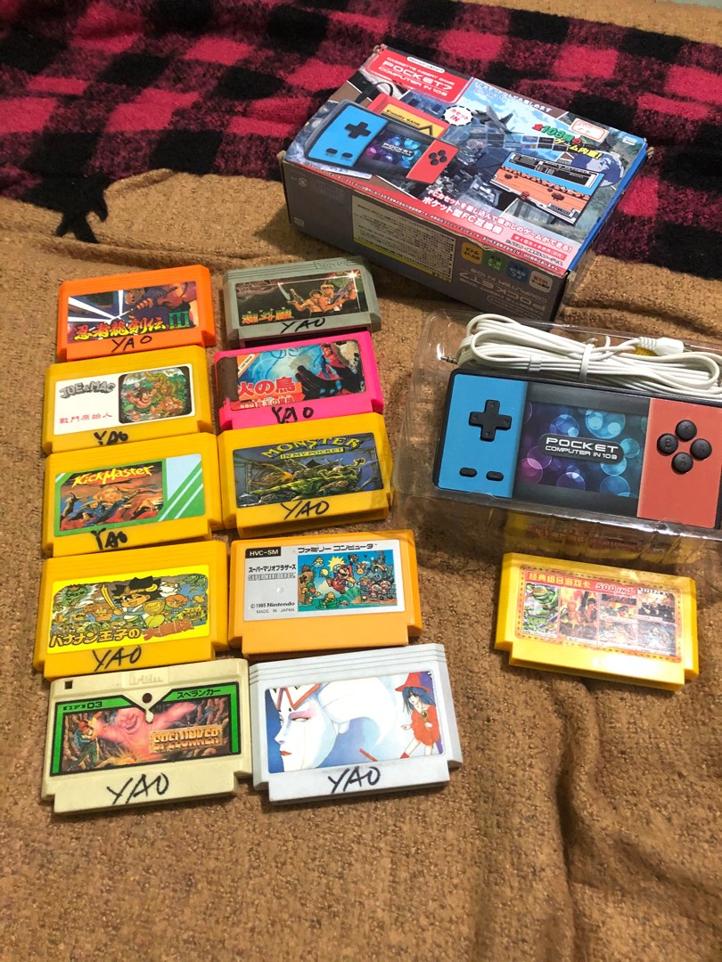 FC pocket 7 gaming lot set, Video Gaming, Video Game Consoles, Nintendo ...