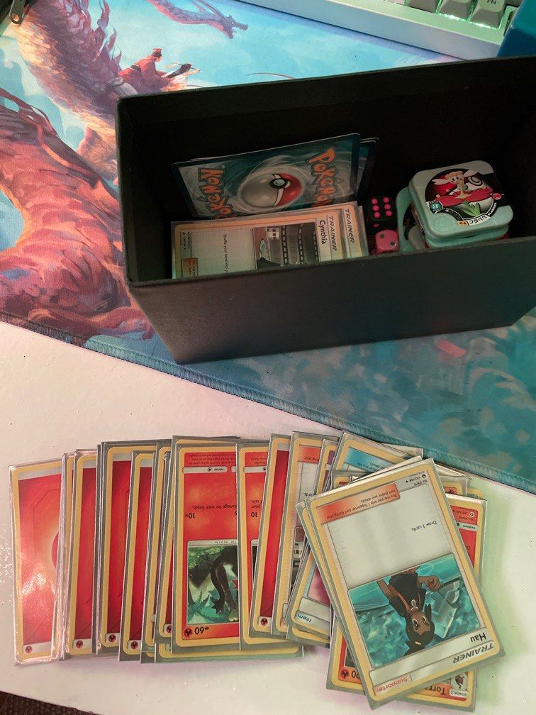 Fire type deck in unified minds elite trainer box, Hobbies & Toys, Toys ...