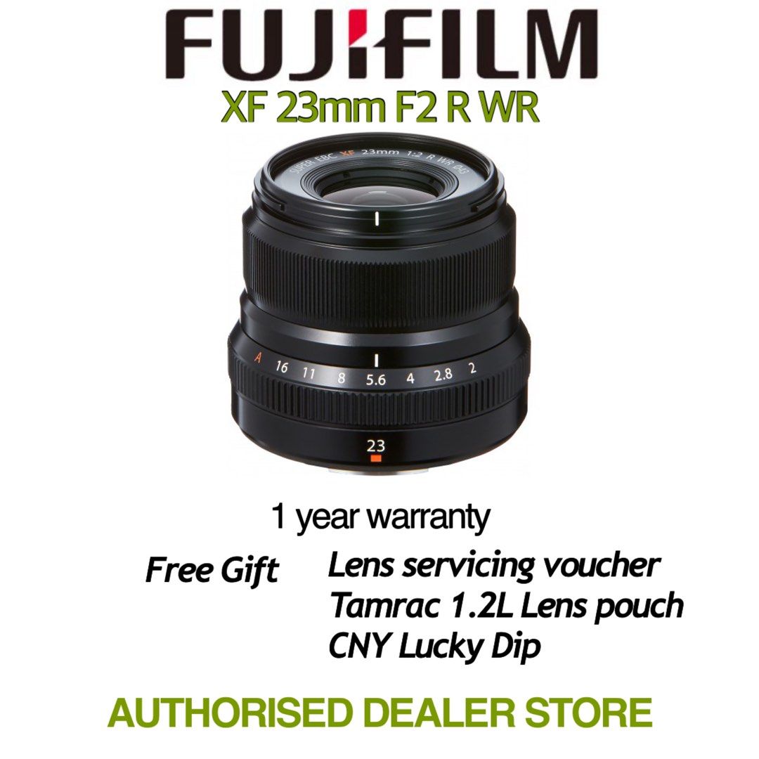 FUJI FUJIFILM 23mm F2 R WR lens, Photography, Lens & Kits on Carousell