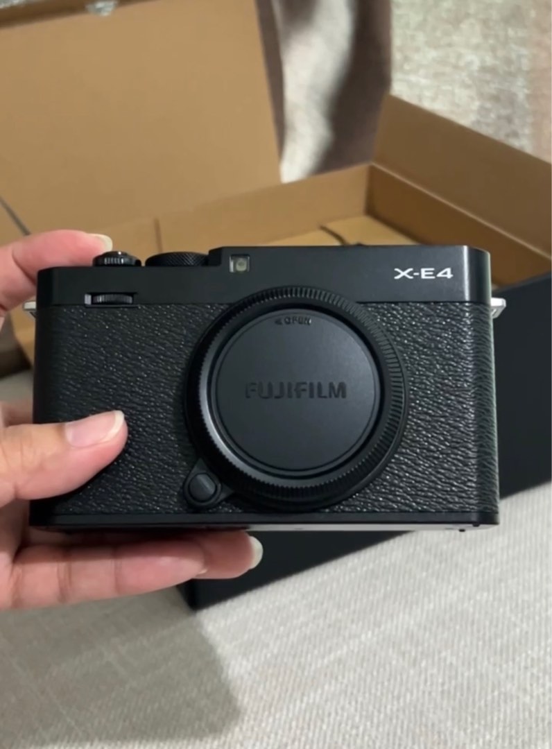Fujifilm XE4 (black) with kit lens, Photography, Cameras on Carousell