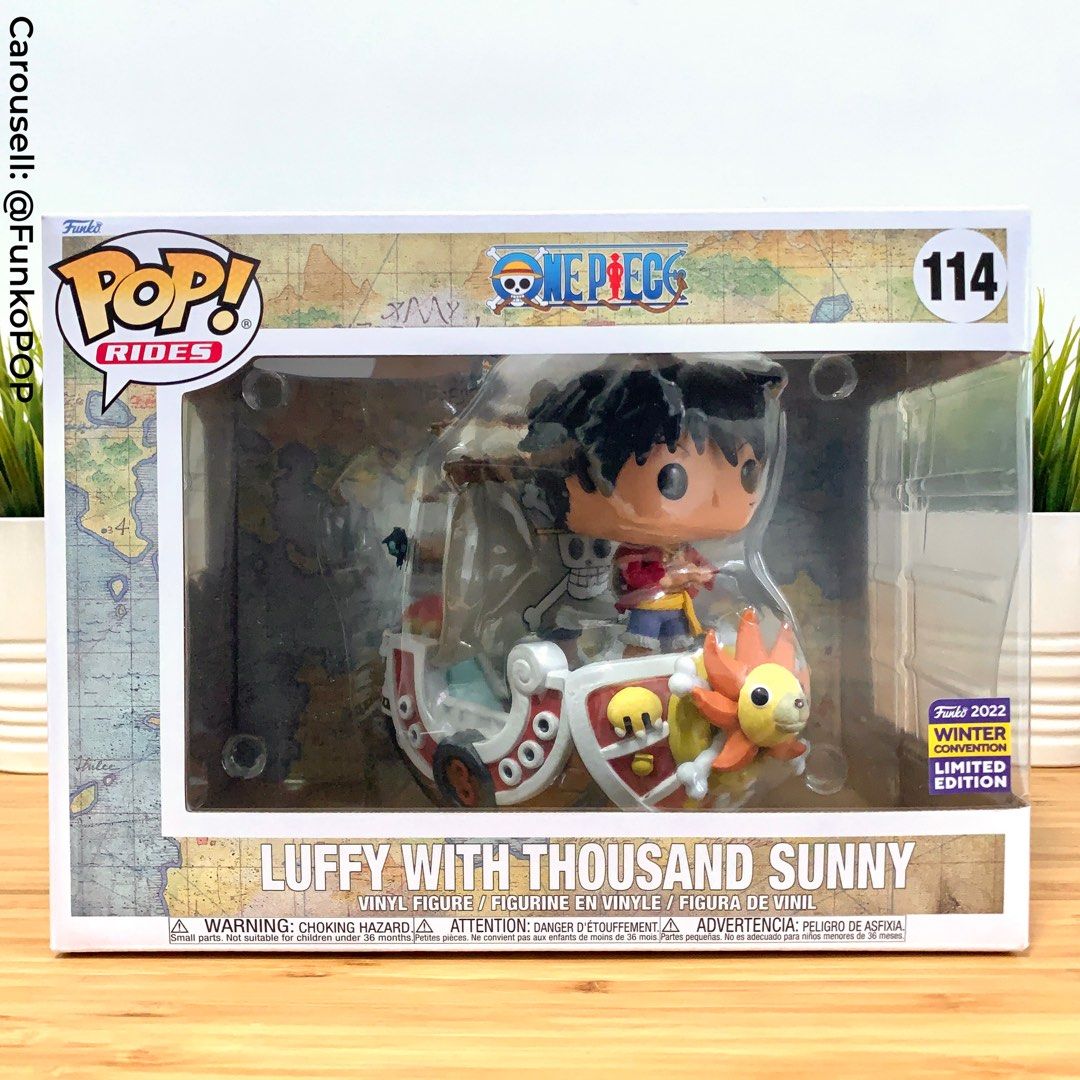 Funko Pop Animation One Piece Luffy with Thousand Sunny Winter ...