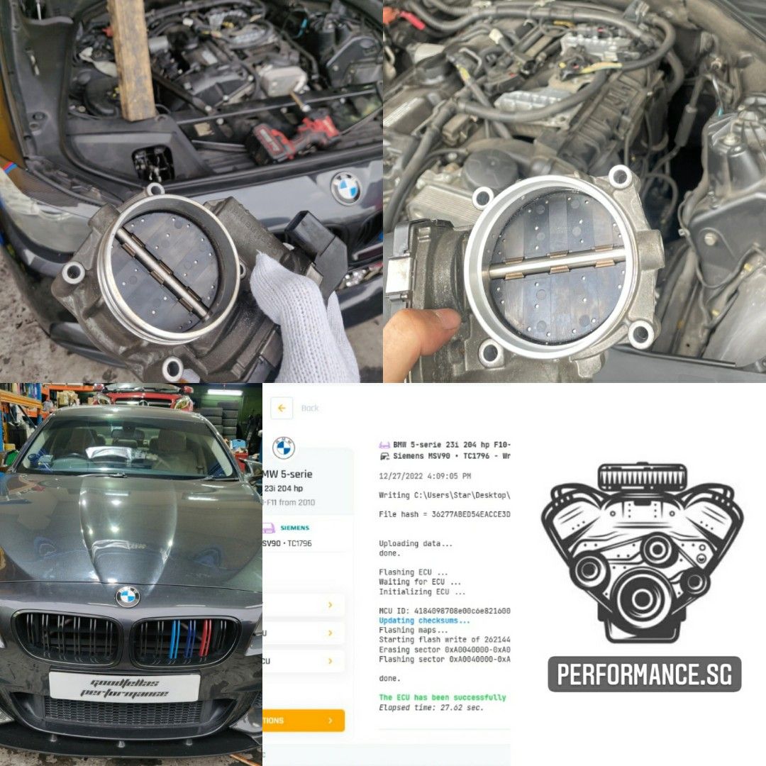 Ge6 throttle body port and polishing ge8 gk5 fd1 fd2 Honda fit civic ...