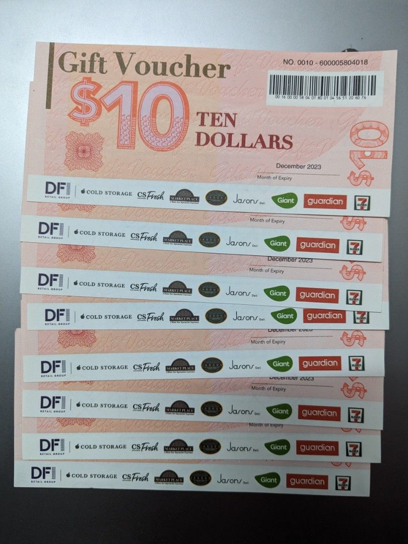 Giant Guardian 7-11 DFI Vouchers, Tickets & Vouchers, Vouchers on Carousell
