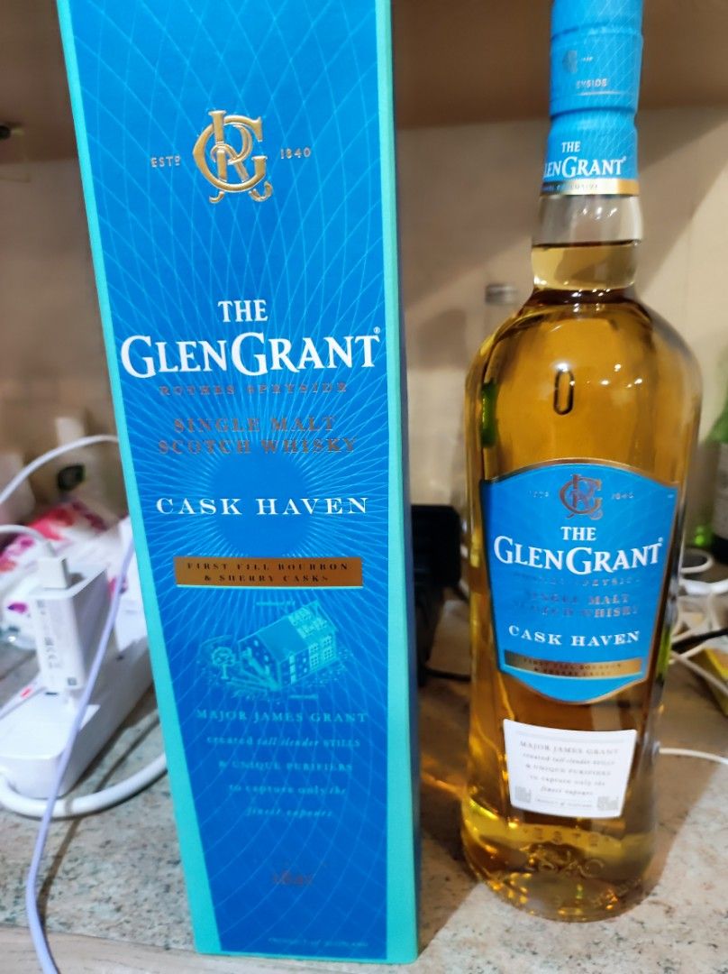 1L GLENGRANT cask haven single malt scotch whisky, Food & Drinks ...