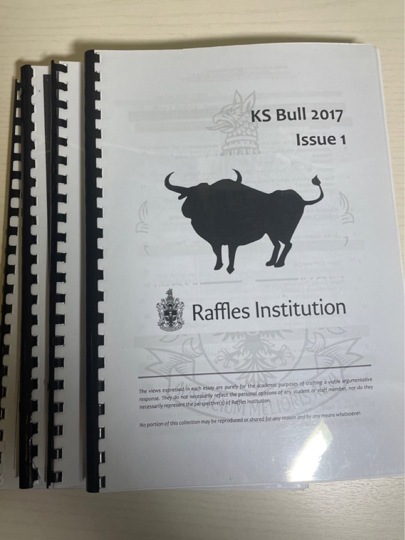 GP Model Essays - KS Bull Raffles Institution, Hobbies & Toys, Books ...