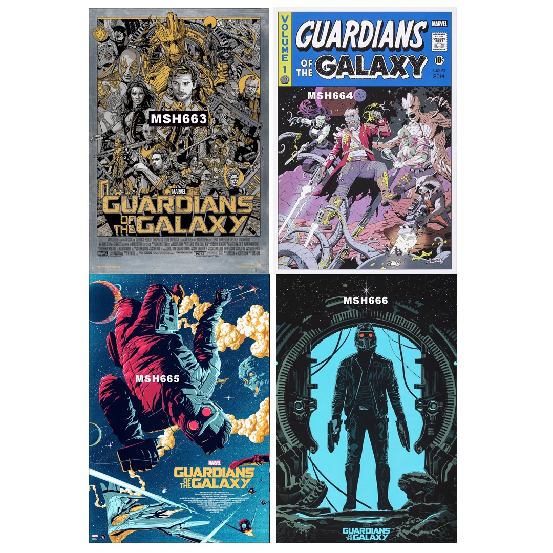 GUARDIANS OF THE GALAXY (2014) MOVIE POSTERS (PART 5), Hobbies & Toys ...
