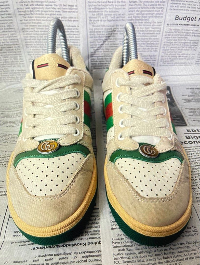 Gucci screener sneakers woman, Men's Fashion, Footwear, Sneakers on ...