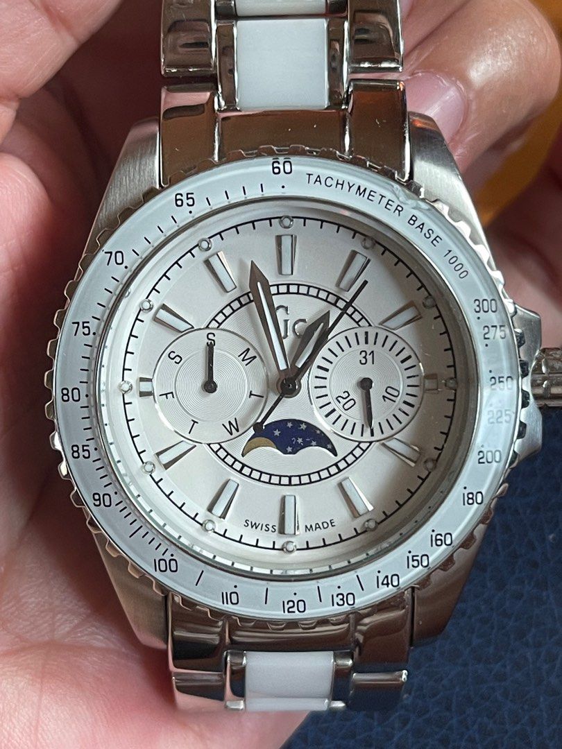 Guess Collection Swiss -Made Ceramic Sport Watch, Luxury, Watches on ...