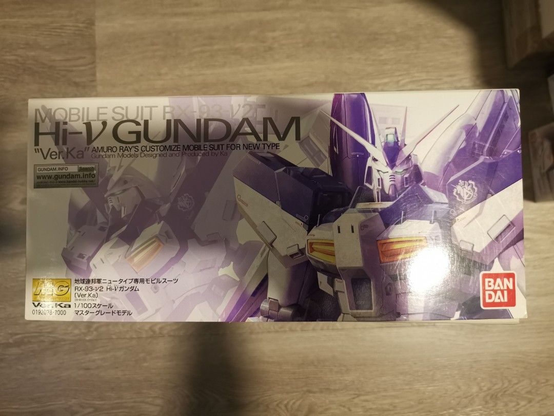 Gundam MG RX-93-V2 Hi-V Gundam "Ver. Ka", Amuro Ray's Customize Mobile ...
