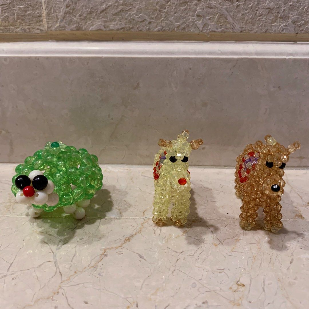 Handcrafted beaded figurines, Hobbies & Toys, Stationery & Craft ...
