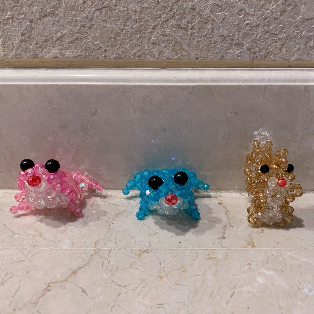 Handcrafted beaded figurines, Hobbies & Toys, Stationery & Craft ...