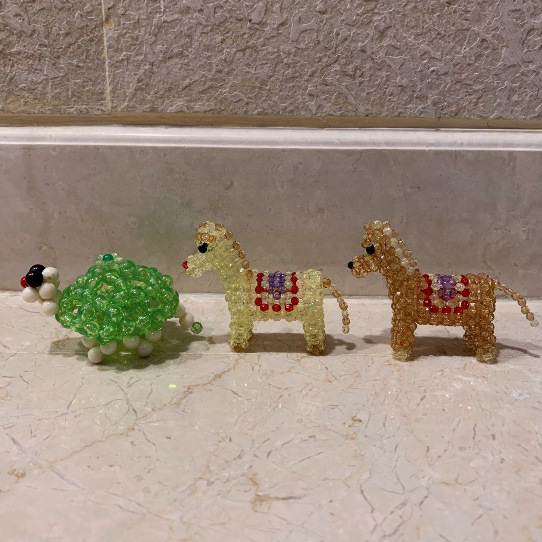 Handcrafted beaded figurines, Hobbies & Toys, Stationery & Craft ...