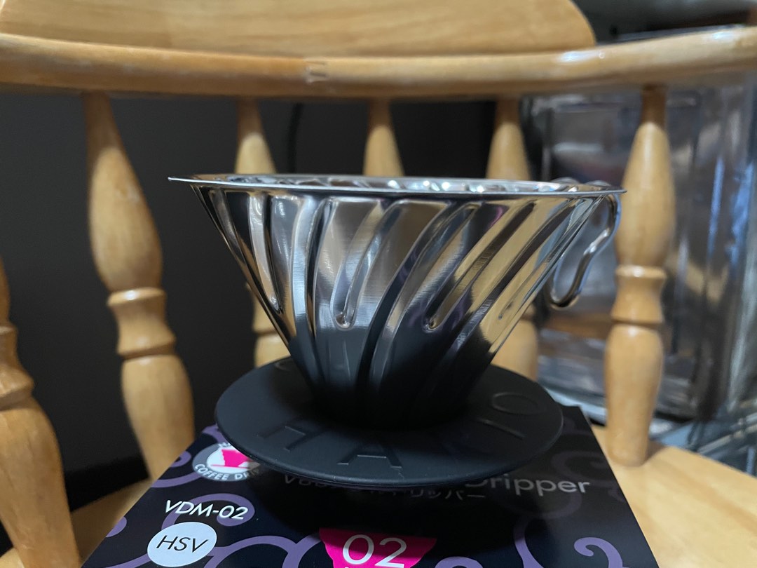 全新Hario V60 02 不鏽鋼咖啡濾杯 Metal Dripper 1-4杯 VDM-02HSV 情人節禮物 Valentine’s ...