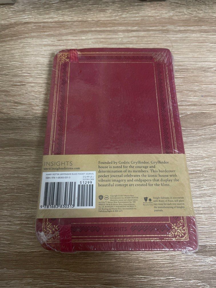 Harry Potter Gryffindor Notebook, Hobbies & Toys, Stationery & Craft ...