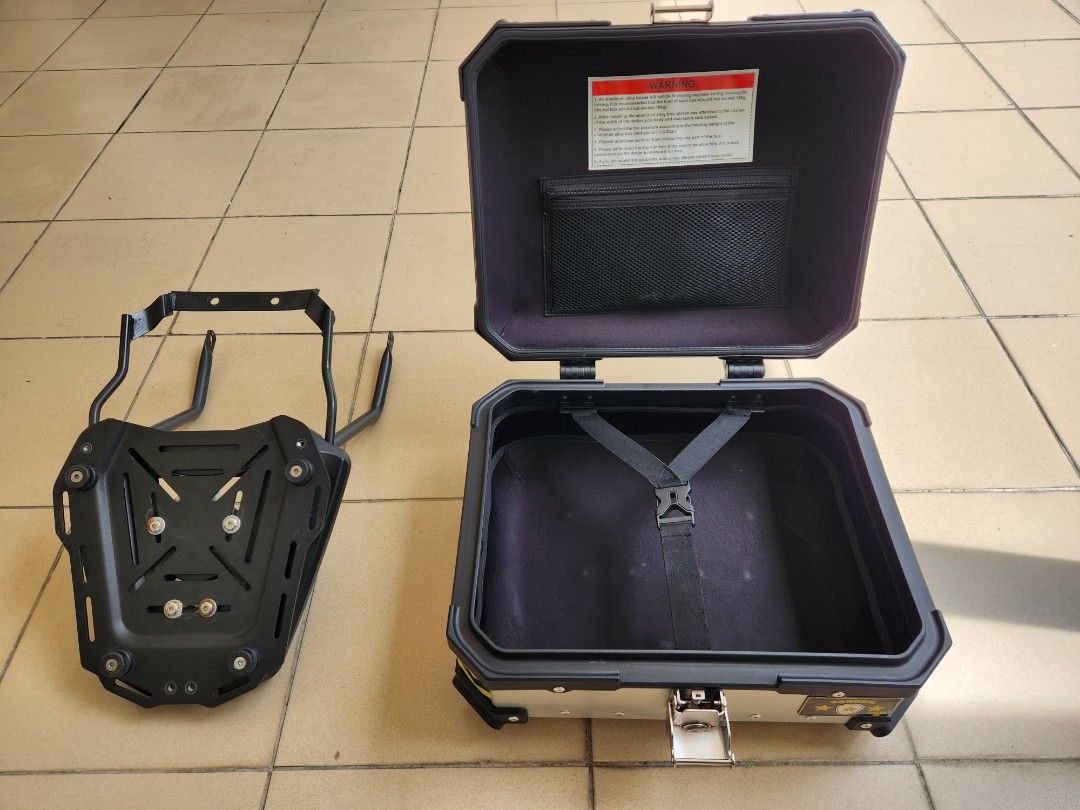 Heavy Duty Box & monorack nvx v1, Motorbikes on Carousell