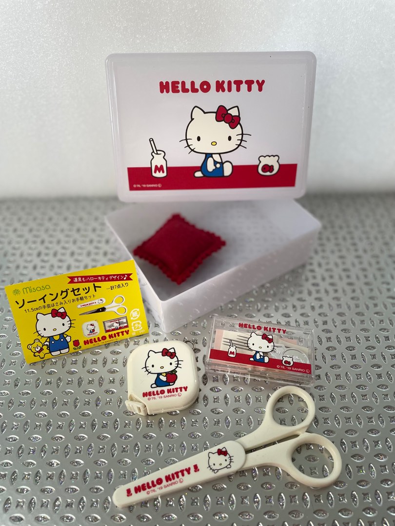 Hello Kitty Sewing Kit Box - Japan Authentic, Hobbies & Toys ...