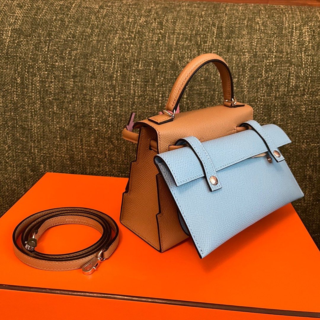 (sold)Hermes kellydole picto / Kelly dole, 名牌, 手袋及銀包 - Carousell