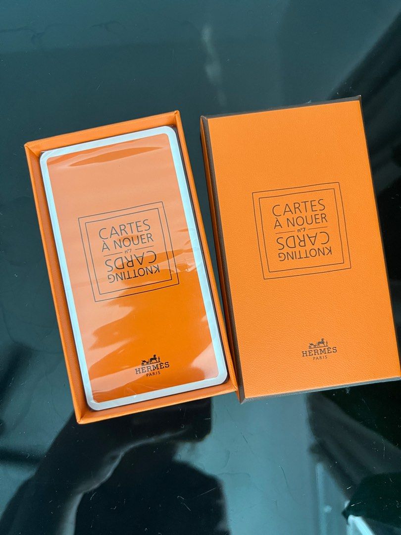 Hermes knotting cards, Luxury, Accessories on Carousell