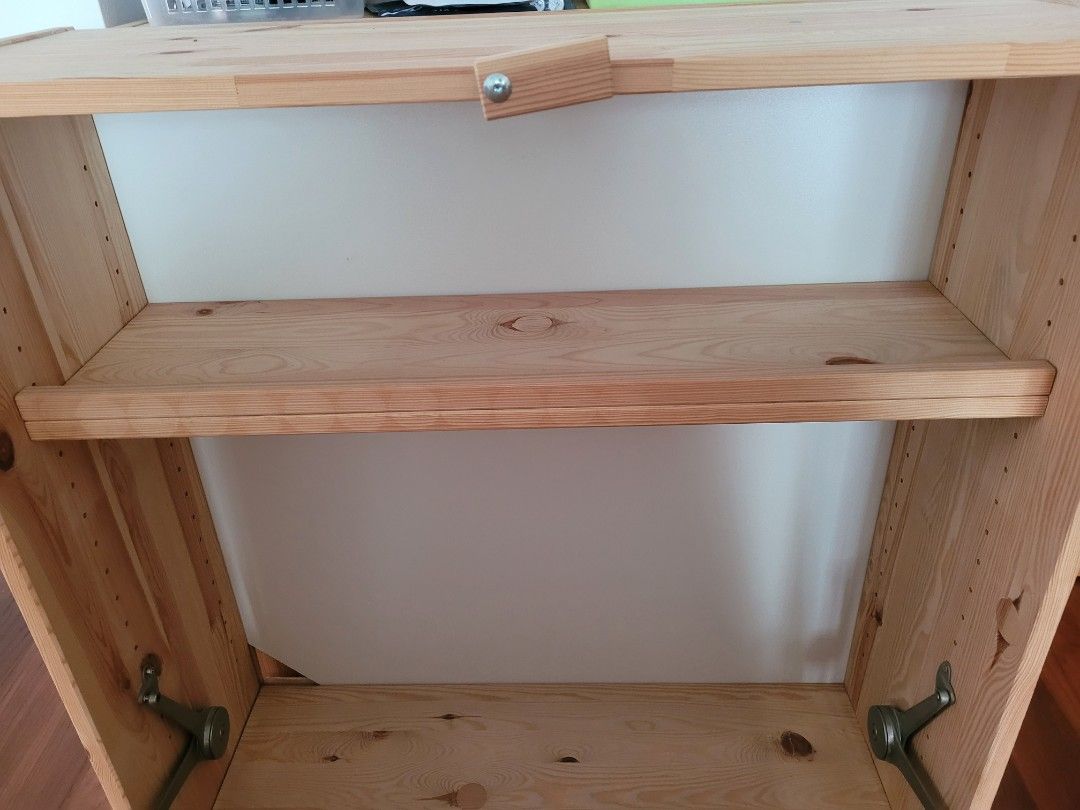 IKEA IVAR Folding Table and Cabinet, Furniture & Home Living, Furniture ...