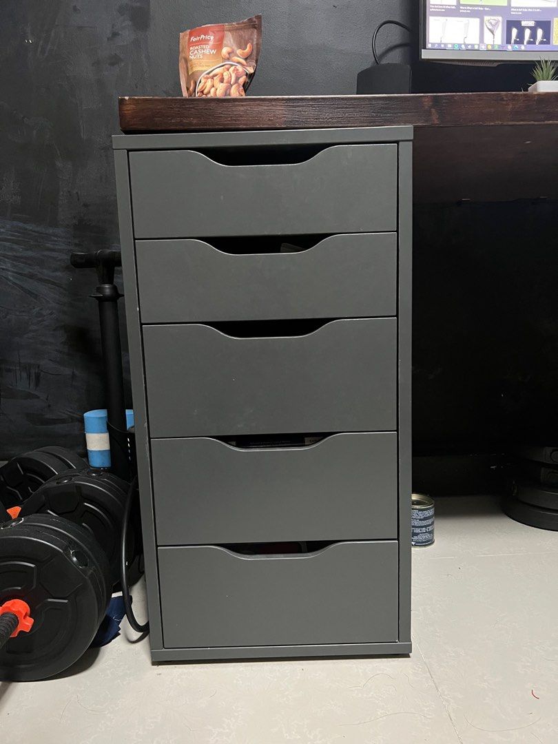 Ikea Karlby + 2 Alex drawers, Furniture & Home Living, Furniture ...