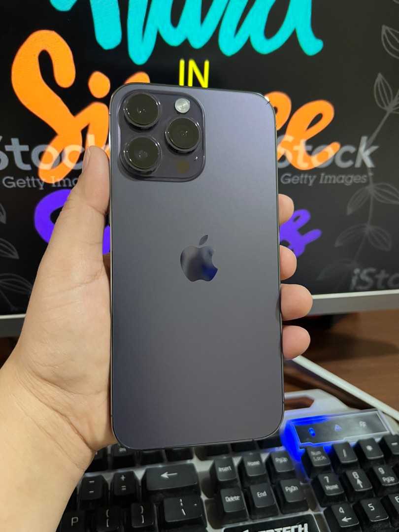 iPhone14ProMax 128gb deep purple factory unlocked, Mobile Phones & Gadgets, Mobile Phones ...