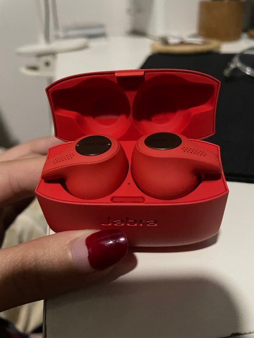 Jabra Active Elite 65T Red, Audio, Headphones & Headsets on Carousell