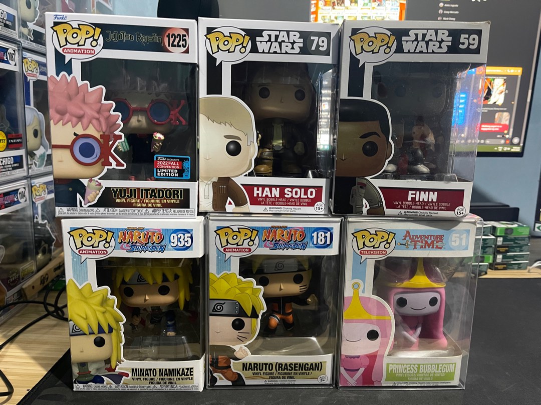 JJK Naruto Adventure time starwars funko, Hobbies & Toys, Toys & Games ...