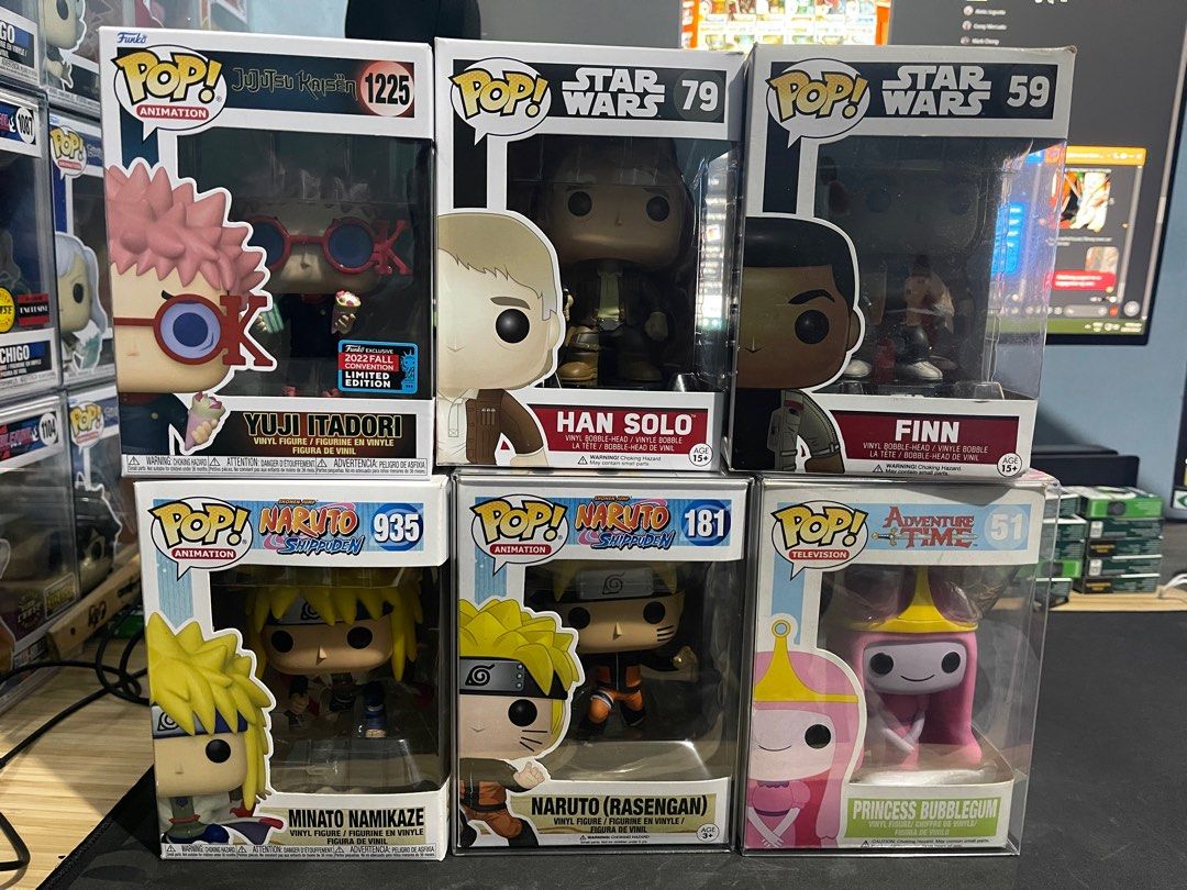JJK Naruto Adventure time starwars funko, Hobbies & Toys, Toys & Games ...