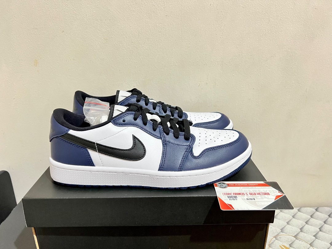 Jordan 1 low G Midnight Navy, Men's Fashion, Footwear, Sneakers on ...