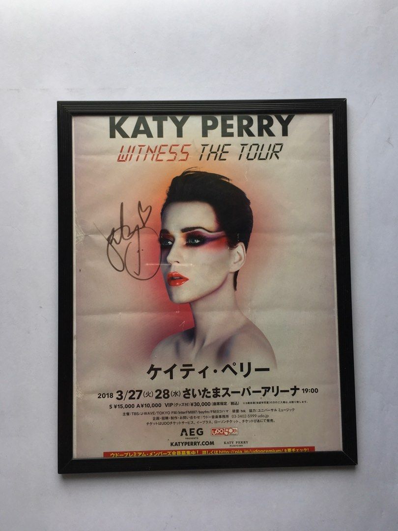 Katy Perry Signature Poster