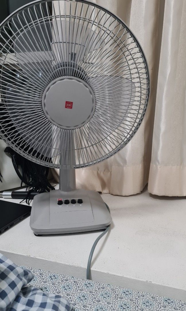 Kdk table fan, Furniture & Home Living, Lighting & Fans, Fans on Carousell