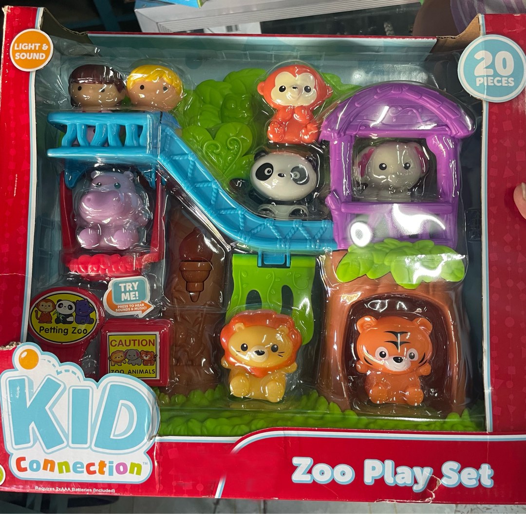KIDS CONNECTION ZOO PLAY SET, Hobbies & Toys, Toys & Games on Carousell