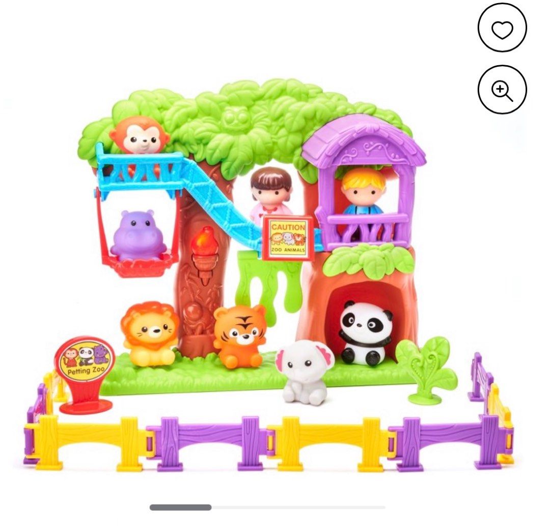 KIDS CONNECTION ZOO PLAY SET, Hobbies & Toys, Toys & Games on Carousell
