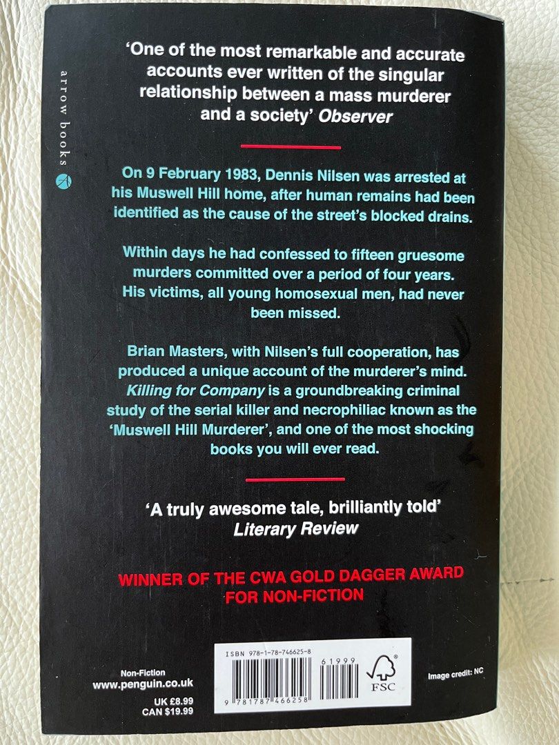 Killing for company - Brian Masters, Hobbies & Toys, Books & Magazines ...