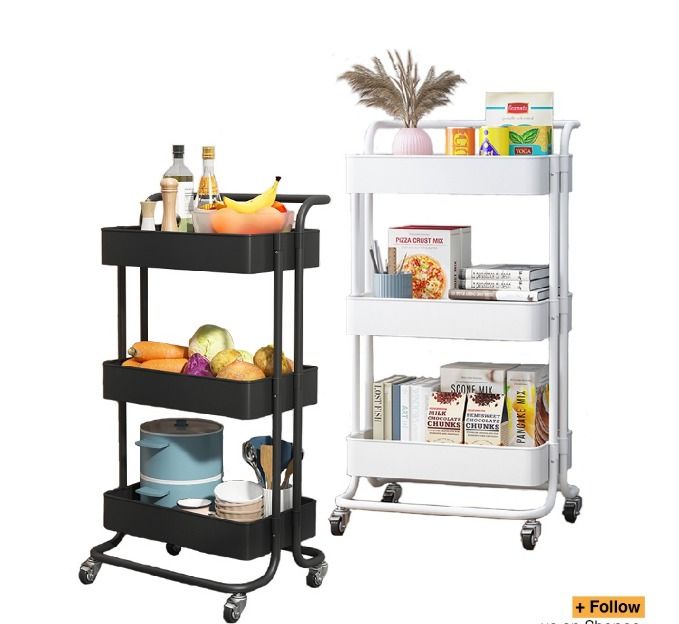 Kitchen Multi-Purpose Trolley / Kitchen Storage / Kitchen Rack With ...