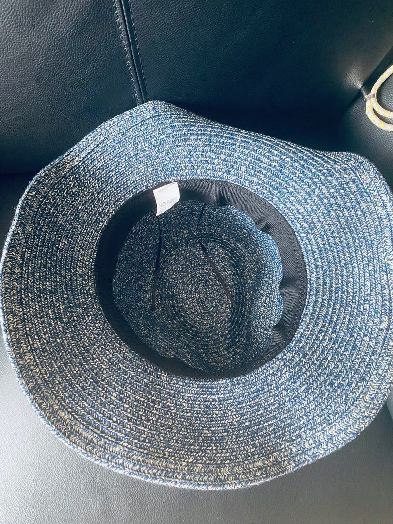 Korean Blue sun hat, Women's Fashion, Watches & Accessories, Hats ...