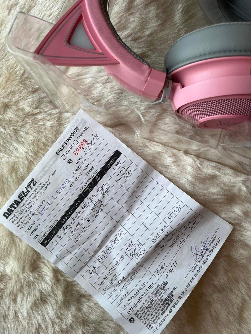 KRAKEN Kitty Edition Razer Chroma USB Gaming Headset / Gamer Girl ...