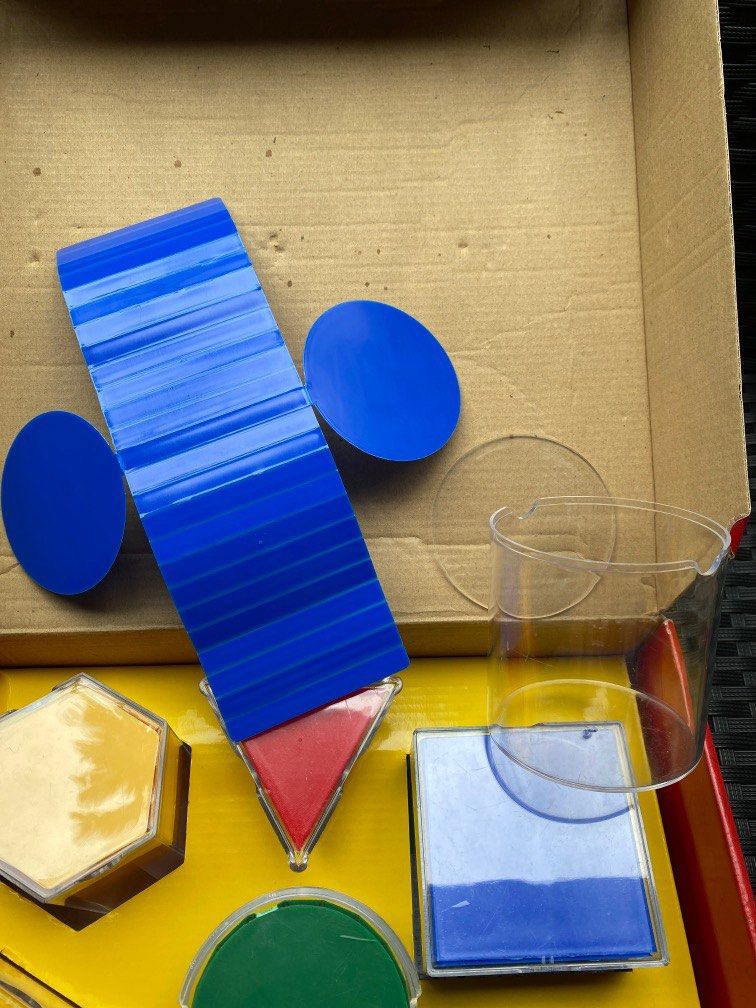 Learning Resources folding geometric shapes nets surface area math ...