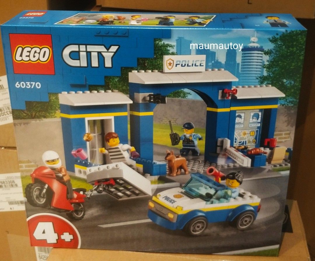 Lego 60370 City Police Station Chase 4+, 興趣及遊戲, 玩具 & 遊戲類 - Carousell