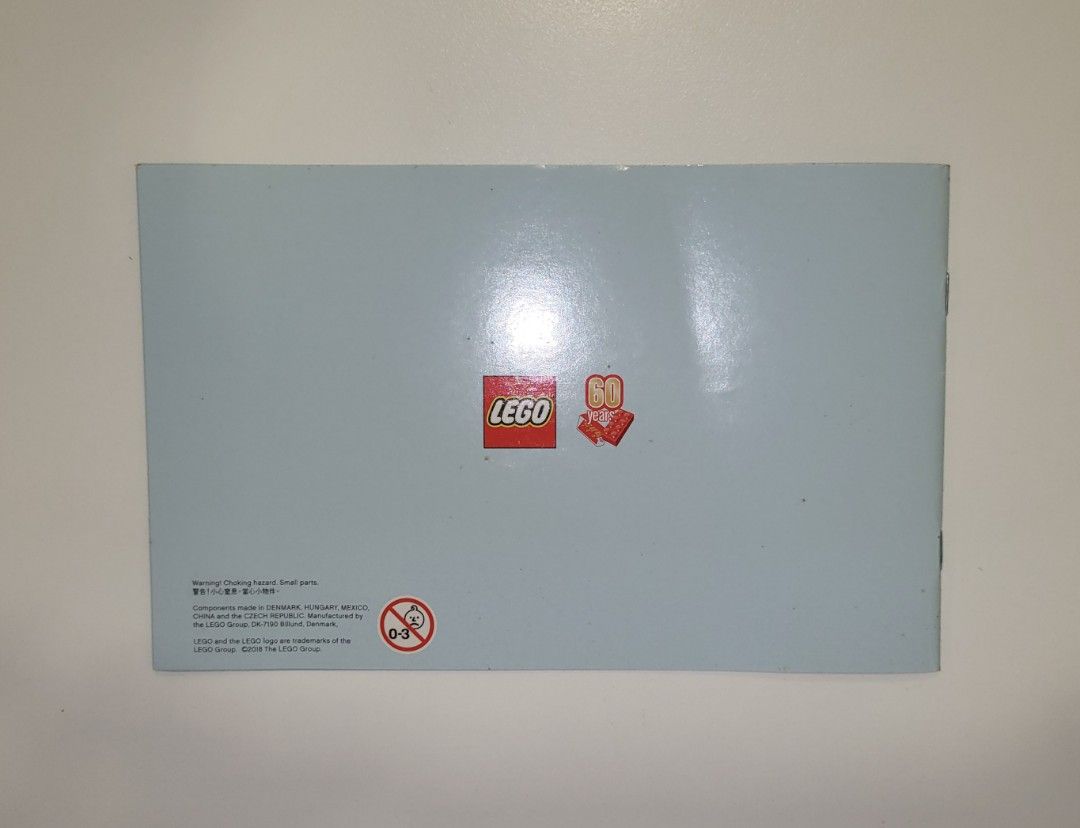 Lego Classic Wooden Duck 60 years anniversary original instruction ...