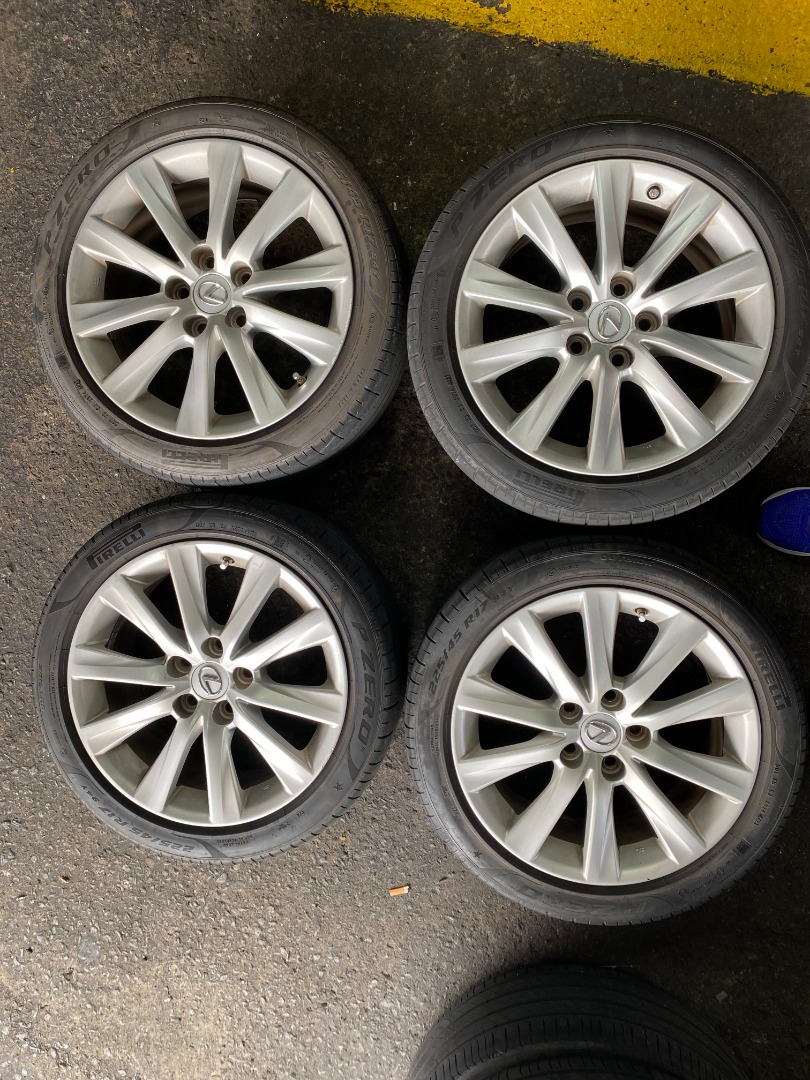 Lexus Genuine Parts // Stock Lexus 17"Inch Wheel (With Pirelli Tyres ...