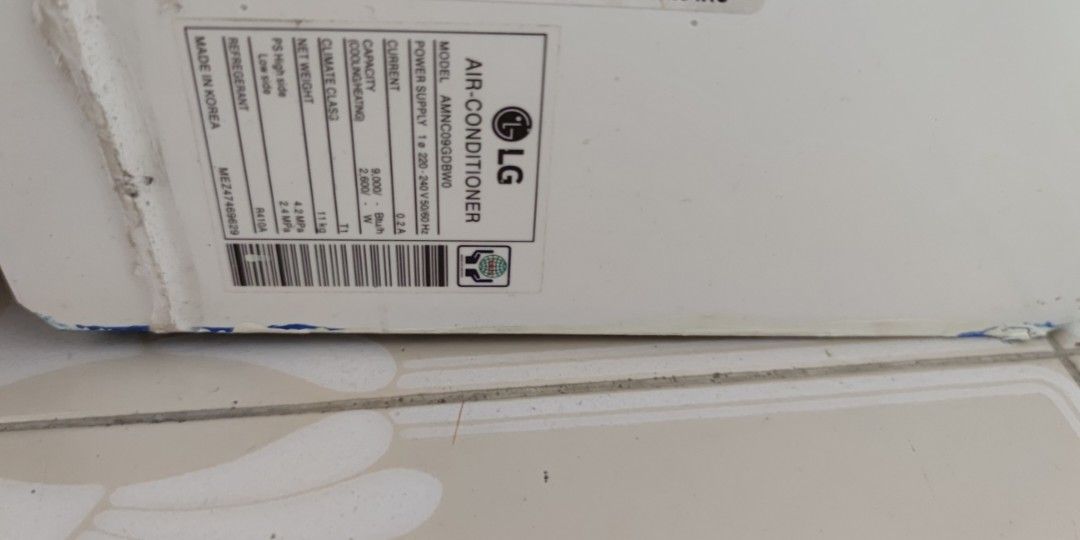 LG Fan Coil unit 9k btu and 18 k btu, TV & Home Appliances, Air ...