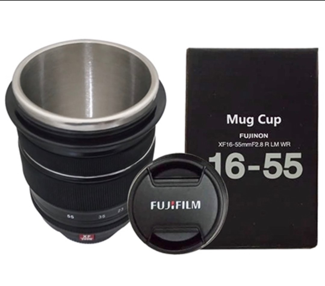 Brand new Fujifilm 16-55 lens mug- limited edition , Photography ...