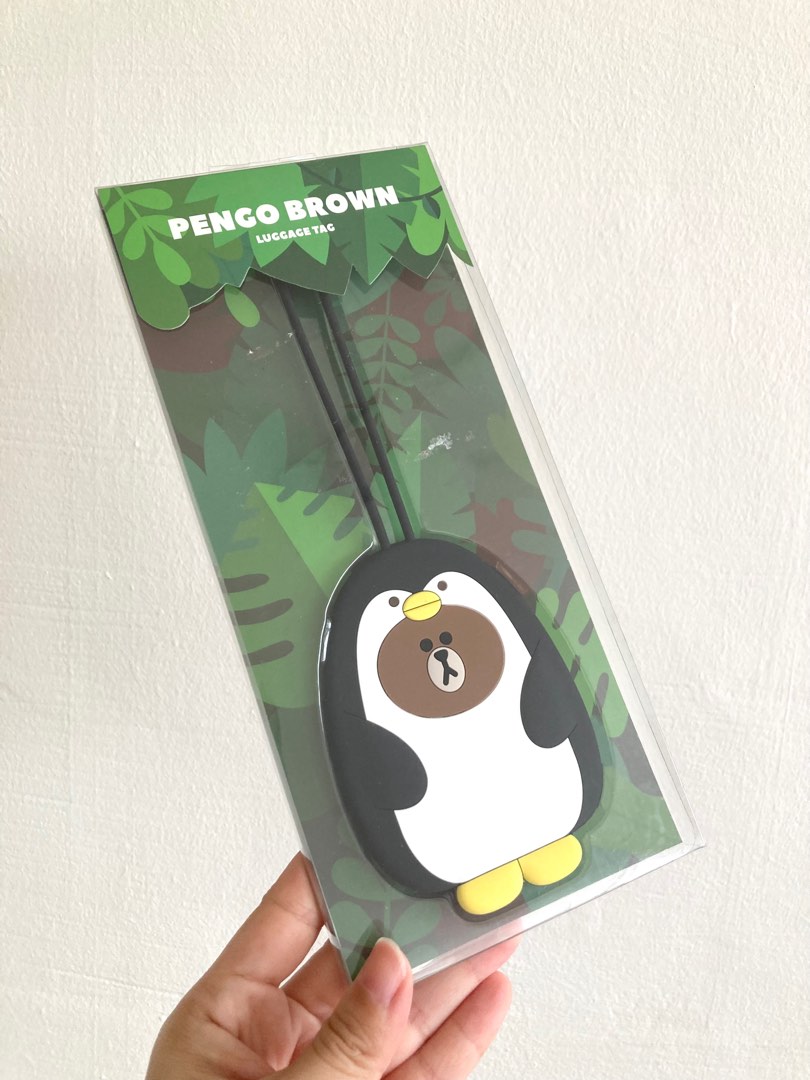 LINE Friends Luggage Tag, Hobbies & Toys, Travel, Travel Essentials ...