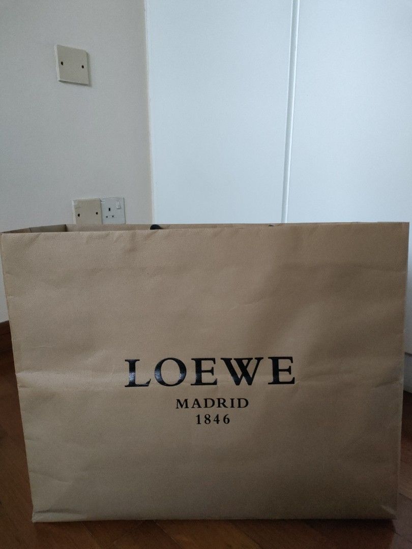 Loewe Paper Bag Large XL, Luxury, Bags & Wallets on Carousell